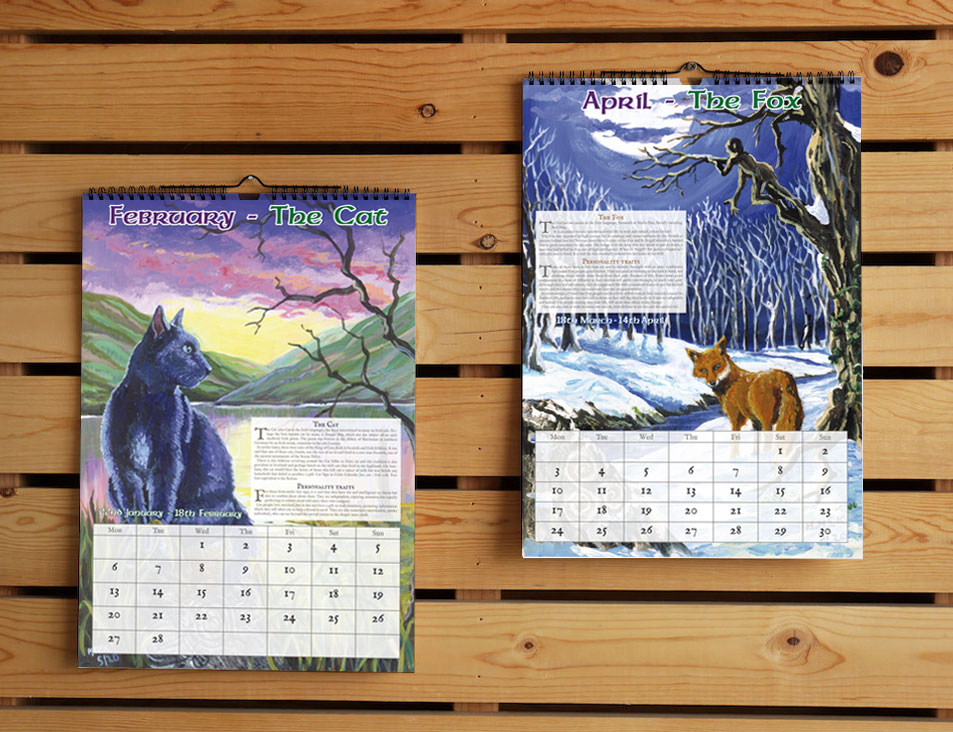Animal Lore - calendar - Celtic Myths